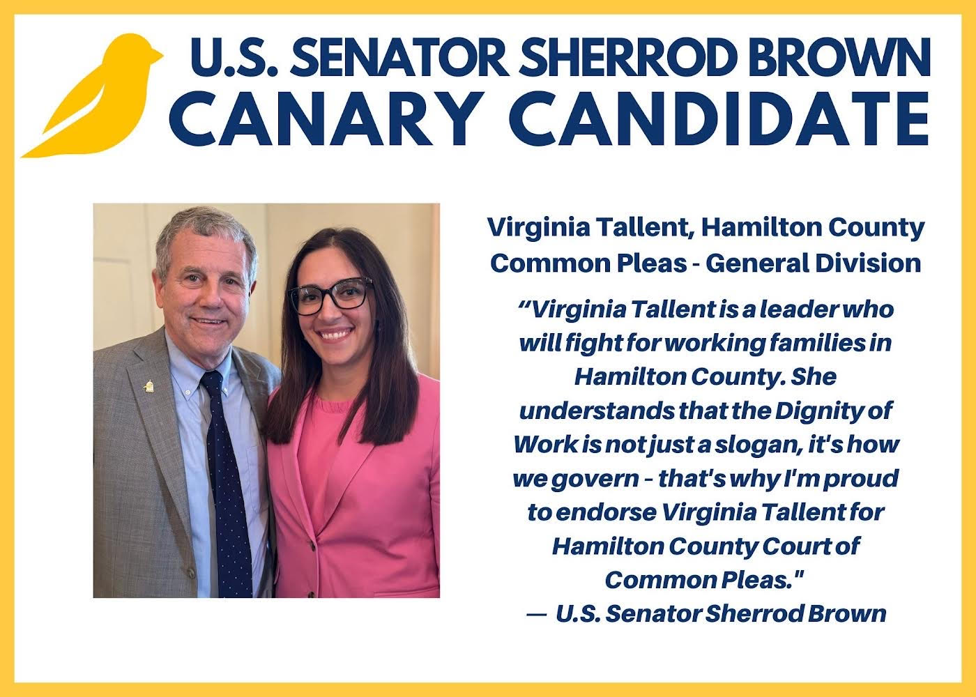 Virginia Tallent For Judge